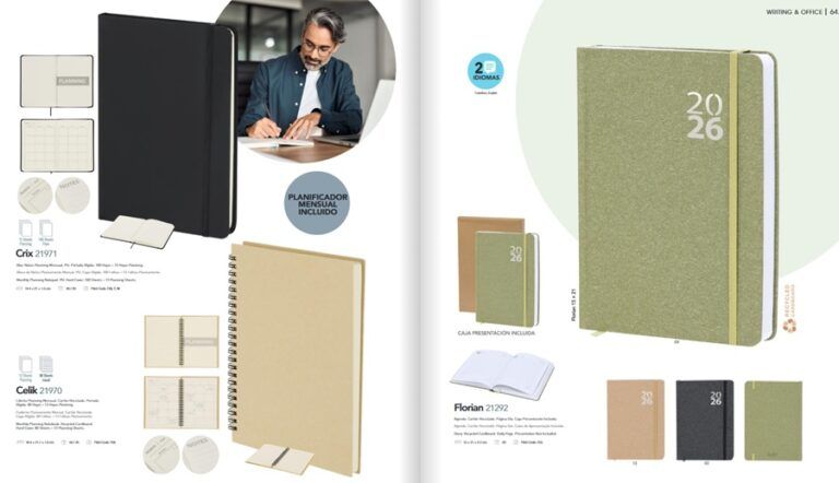Planificación con agenda| MyM Regalos Promocionales
